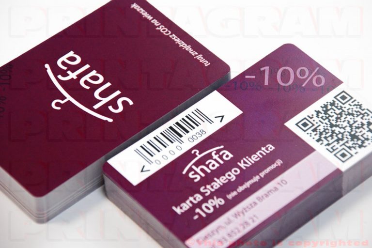 Wizytówki plastikowe – Printagram